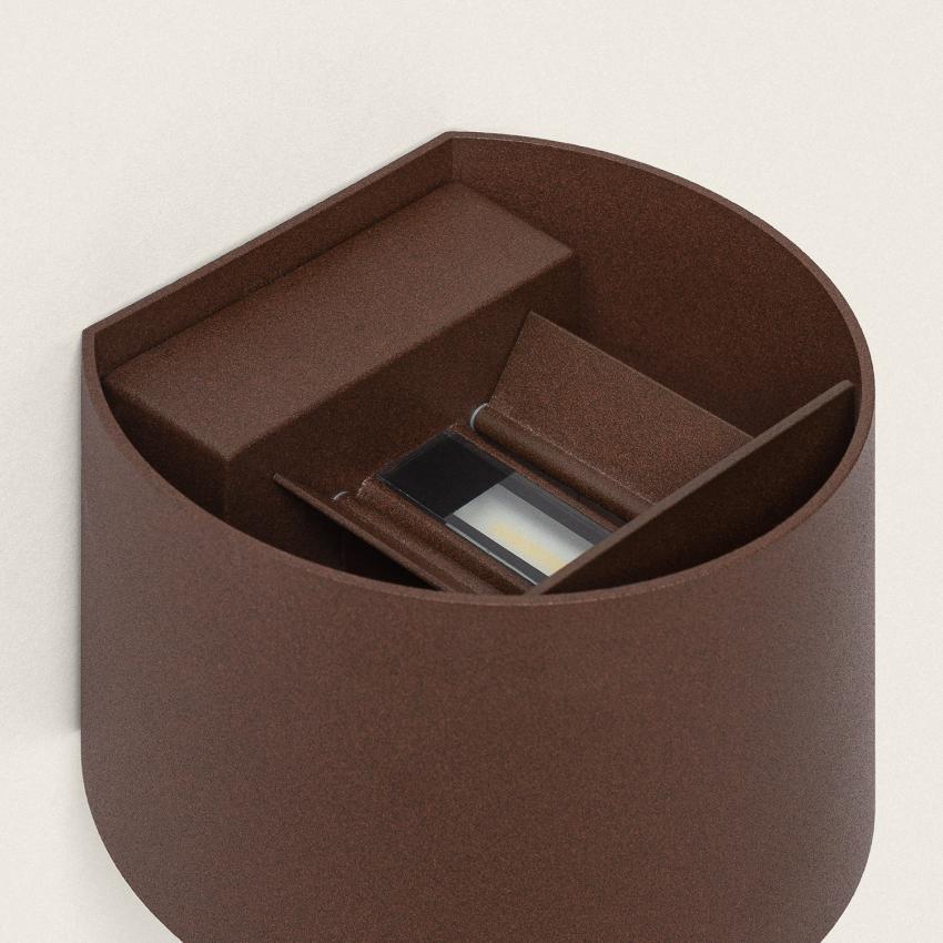 Aplique de Parede Exterior LED 10W Alumínio Iluminação Dupla Cara CCT ...