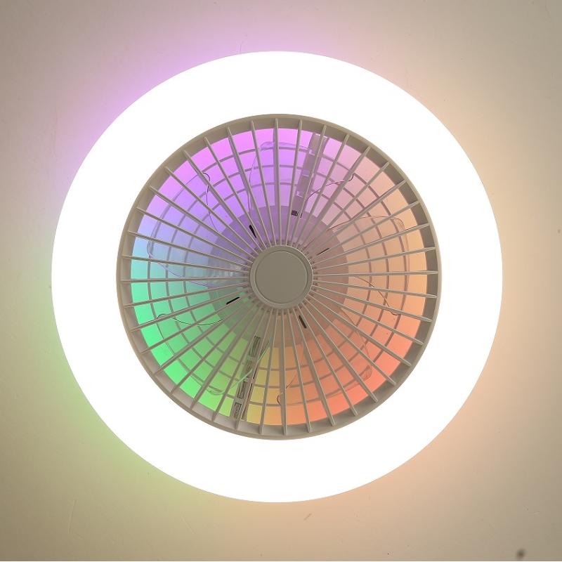 Ventoinha de Teto LED SMART WIFI RGB+W Zante Ø 50cm - efectoLED