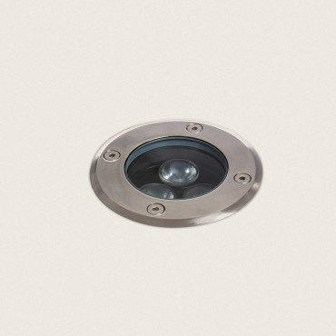 Foco Exterior LED 3W Solid Empotrable Suelo Inox - efectoLED