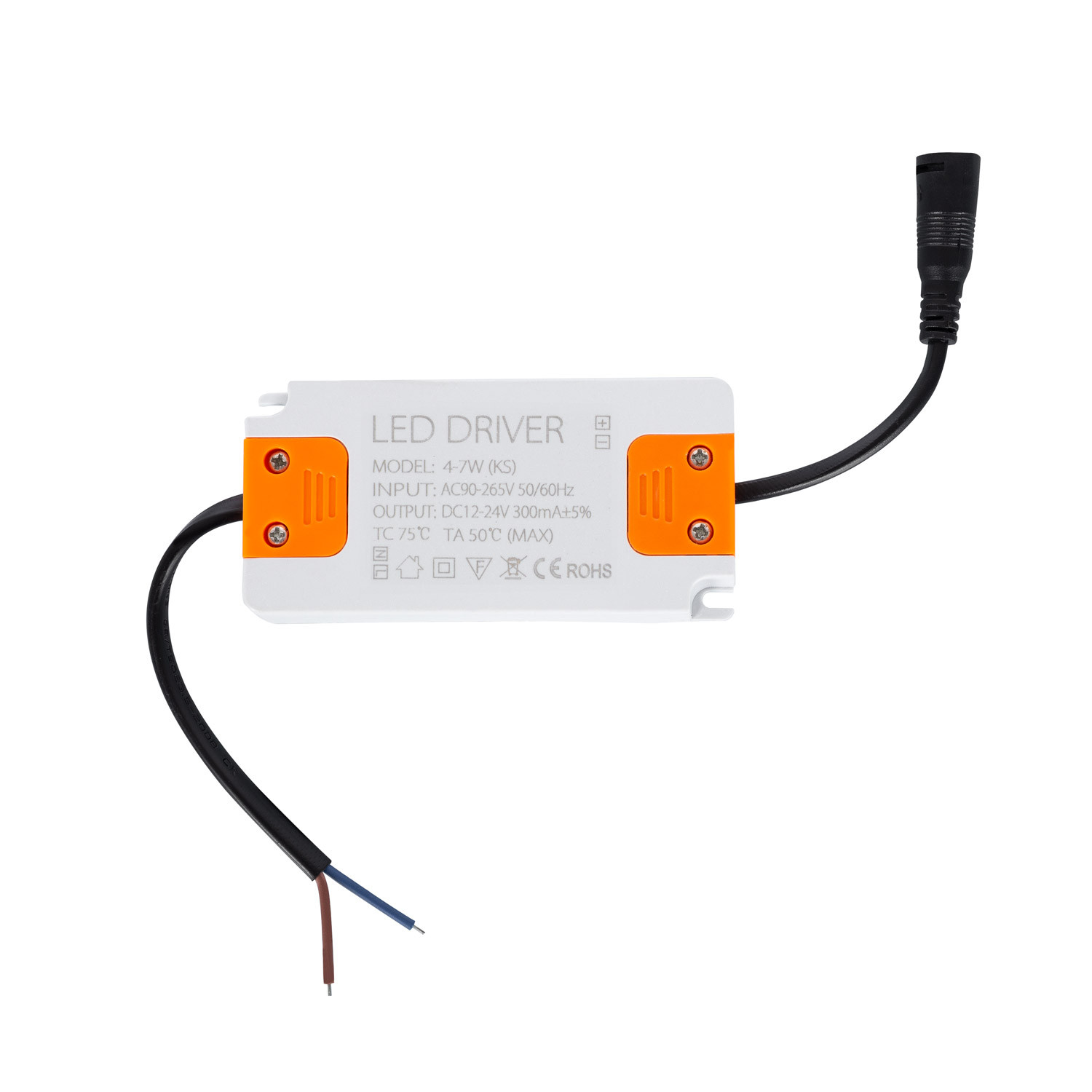 Driver 90-265V Salida 12-24V 300mA 7W - efectoLED