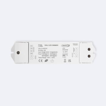 Driver Regulável DALI 1 Canal para Fita LED Monocolor 12-48V Compatível com Botão de Pressão ...