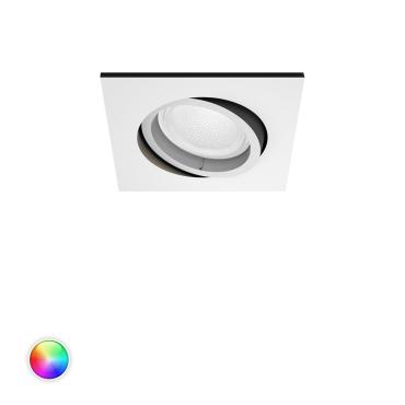 Downlight Quadrado LED White Color 6W PHILIPS Hue Centura - efectoLED