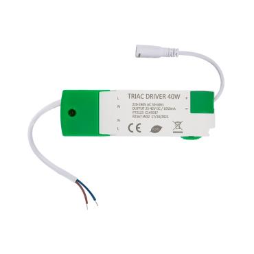 Driver Regulable TRIAC 220-240V No Flicker Salida 25-42V 1050mA 40W - efectoLED