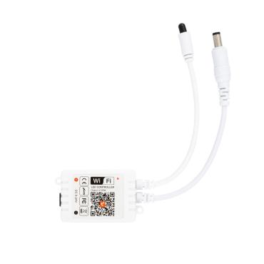 Controlador Regulador WiFi Fita LED 12/24V DC Monocor - efectoLED